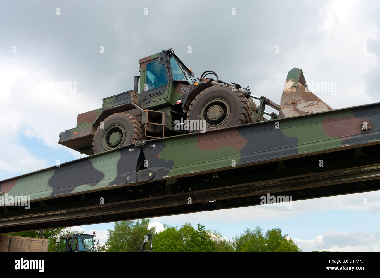 Military pontoon bridge hi-res stock photography and images - Alamy