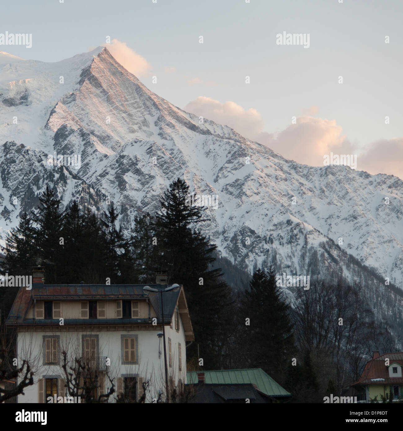 Traditional house in chamonix france hi-res stock photography and ...
