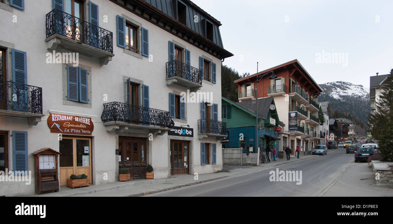 Traditional house in chamonix france hi-res stock photography and ...
