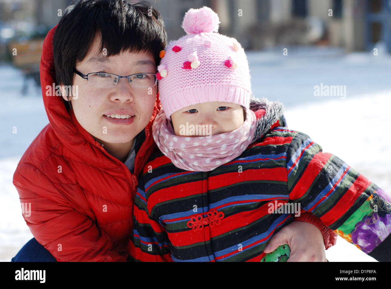 Baby love snow hi-res stock photography and images - Alamy
