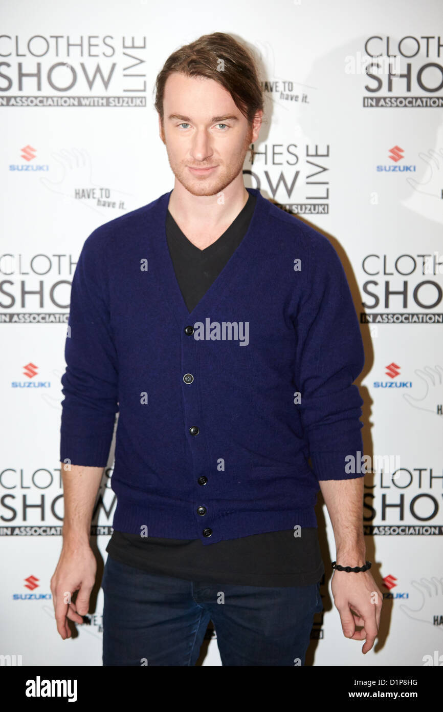 Designer Mark Fast (pictured) at the Clothes Show Live 2012 event being ...