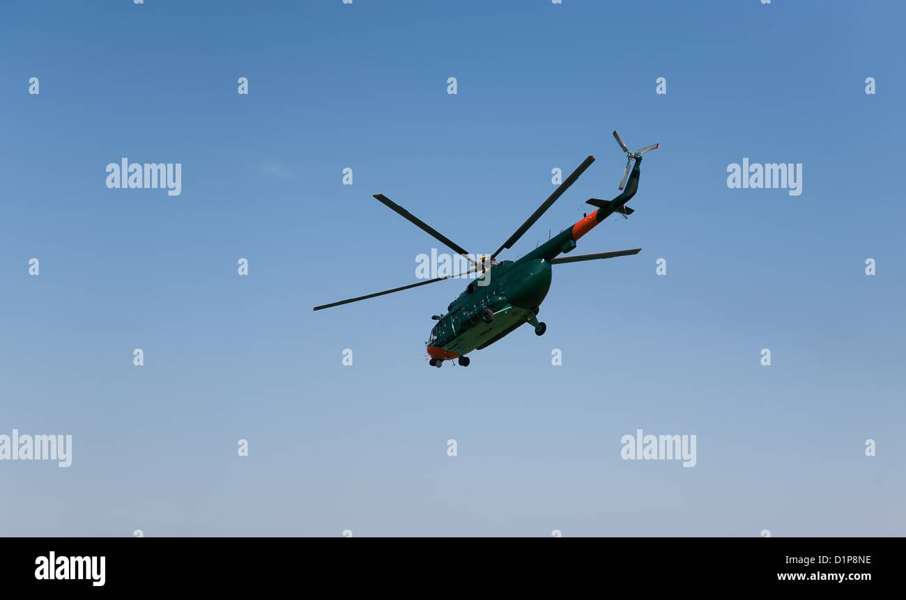 helicopter in the sky air show Stock Photo - Alamy