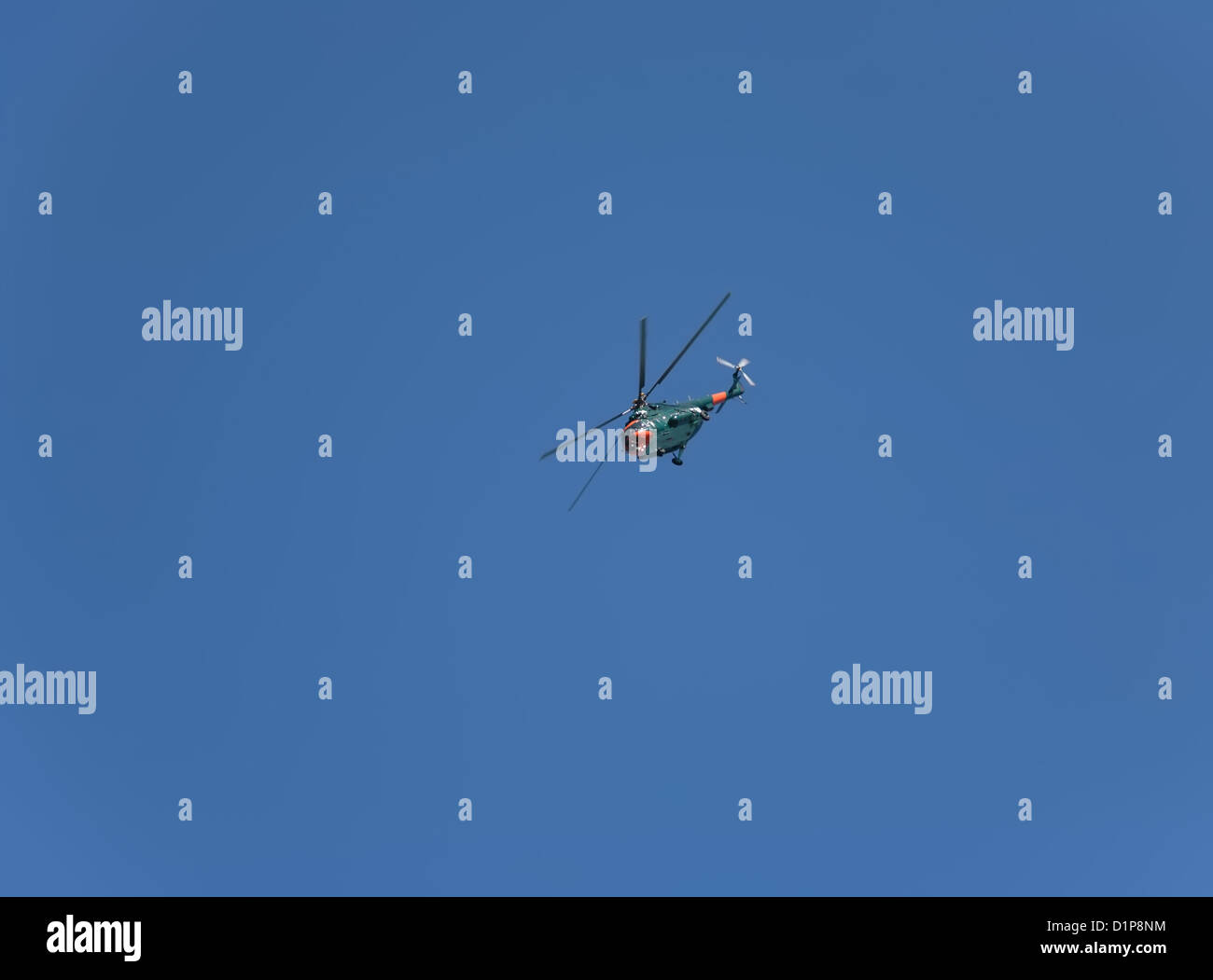 helicopter in the sky air show Stock Photo - Alamy