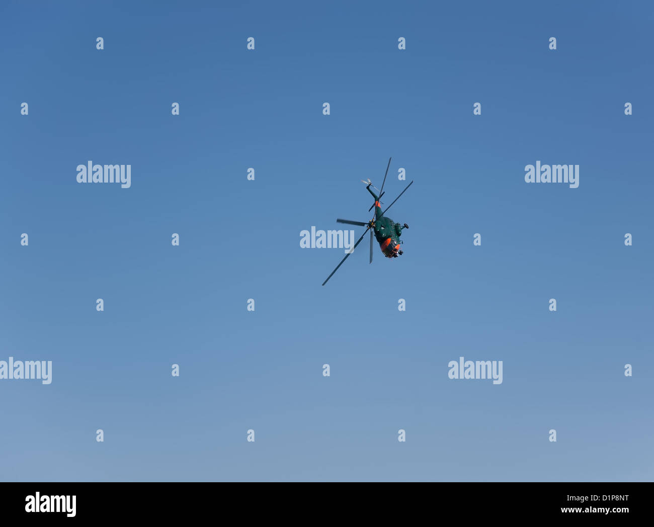 helicopter in the sky air show Stock Photo - Alamy