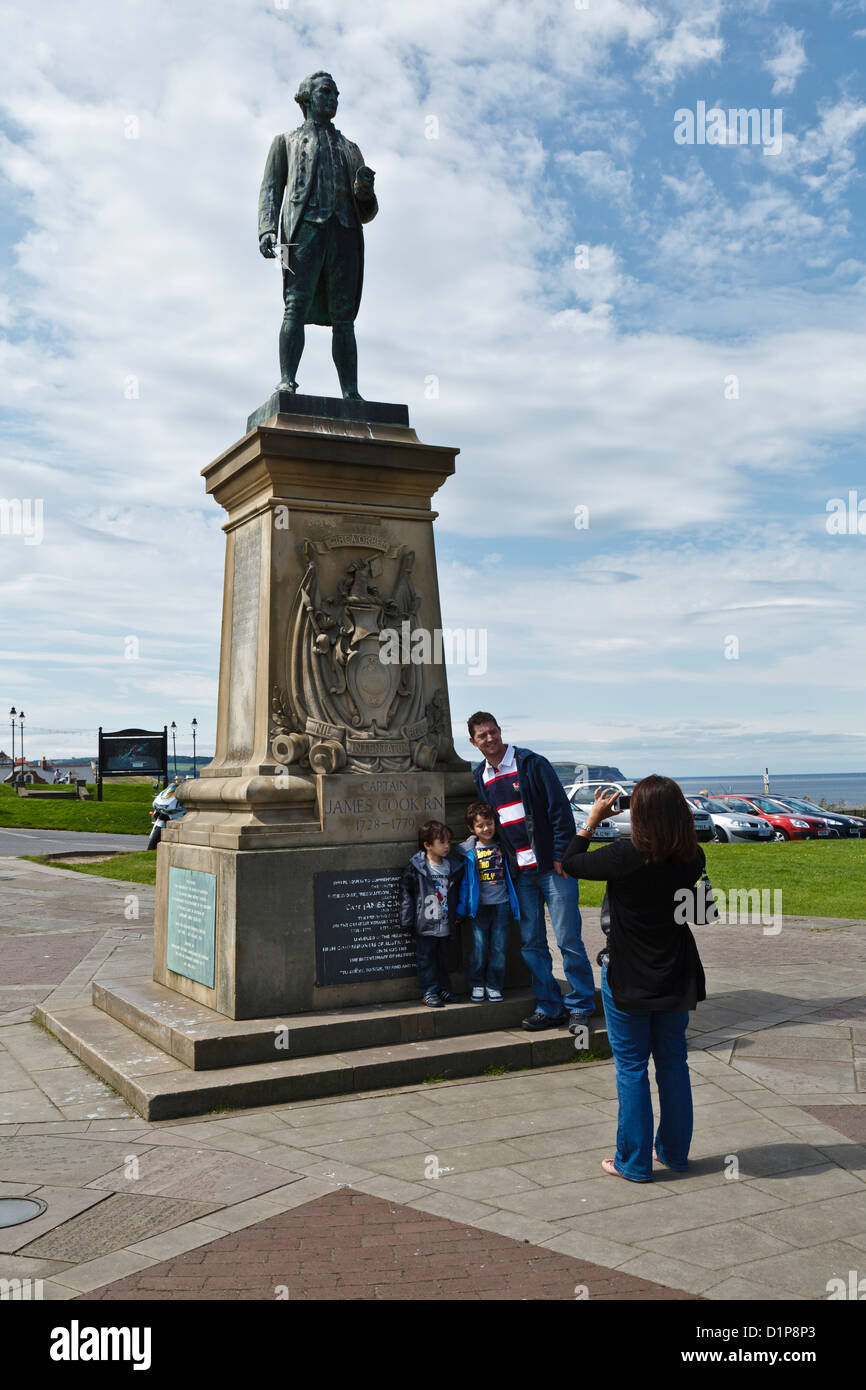 Captain cook monument yorkshire hi-res stock photography and images - Alamy