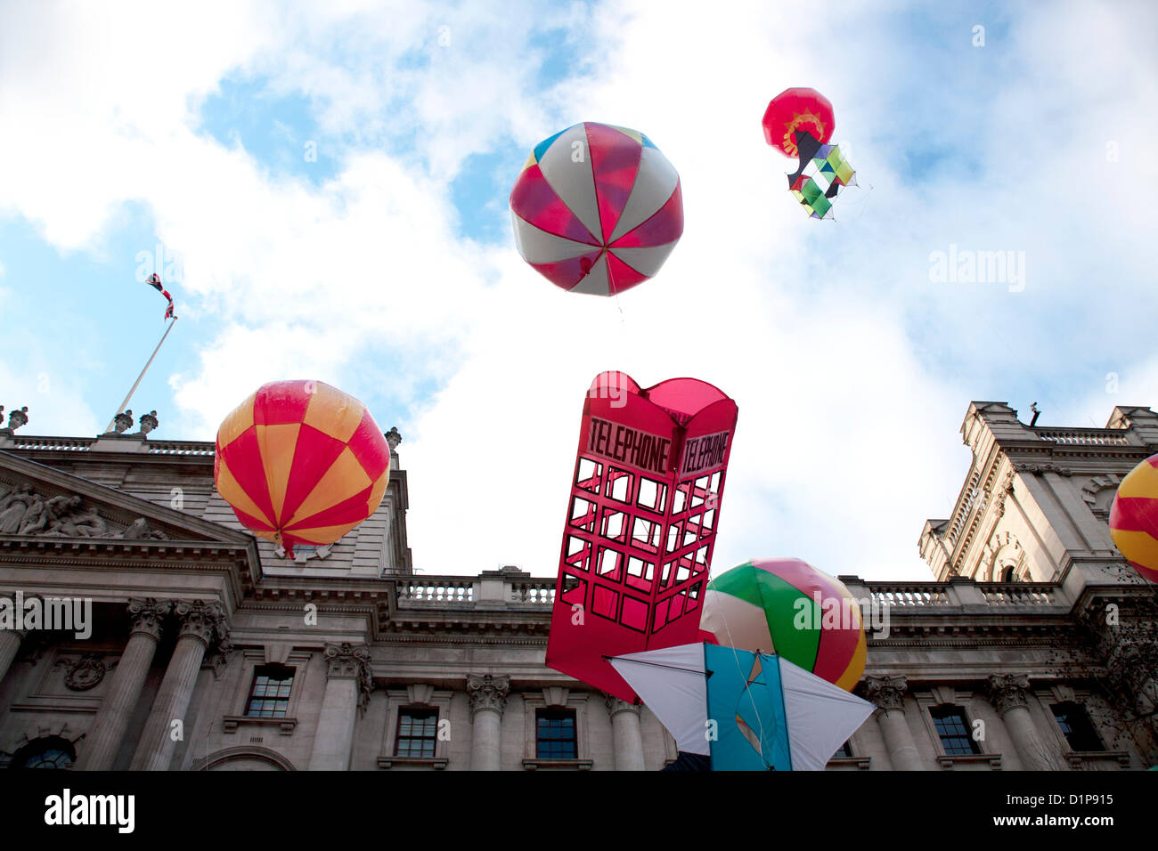 Kites of Nasser Volant at London's New Year's Day Parade 2013, on ...