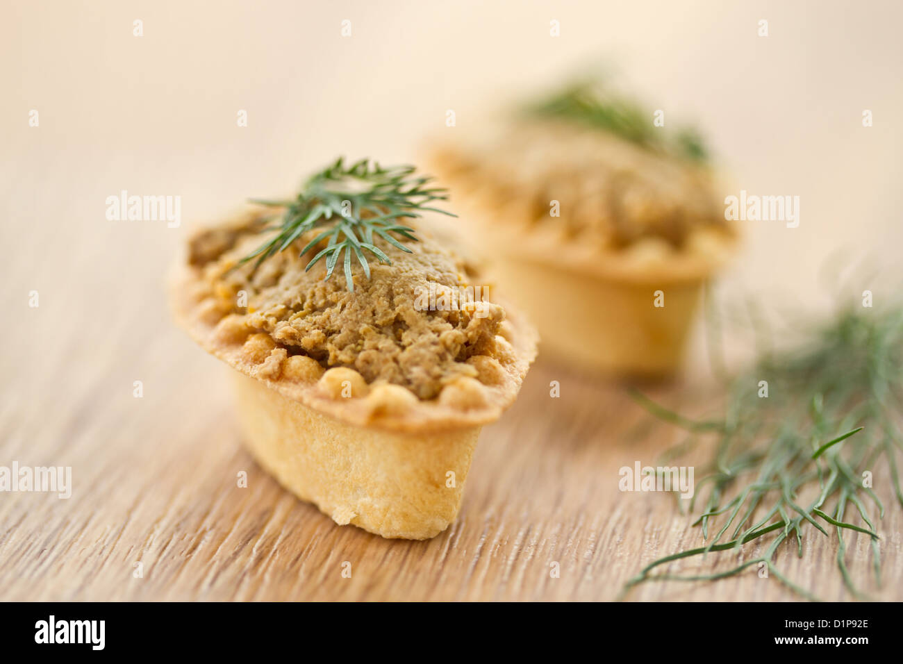 tartlets with paste Stock Photo - Alamy