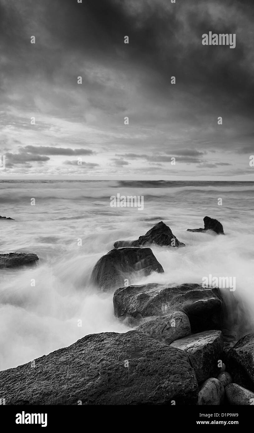 Blue stones Black and White Stock Photos & Images - Alamy