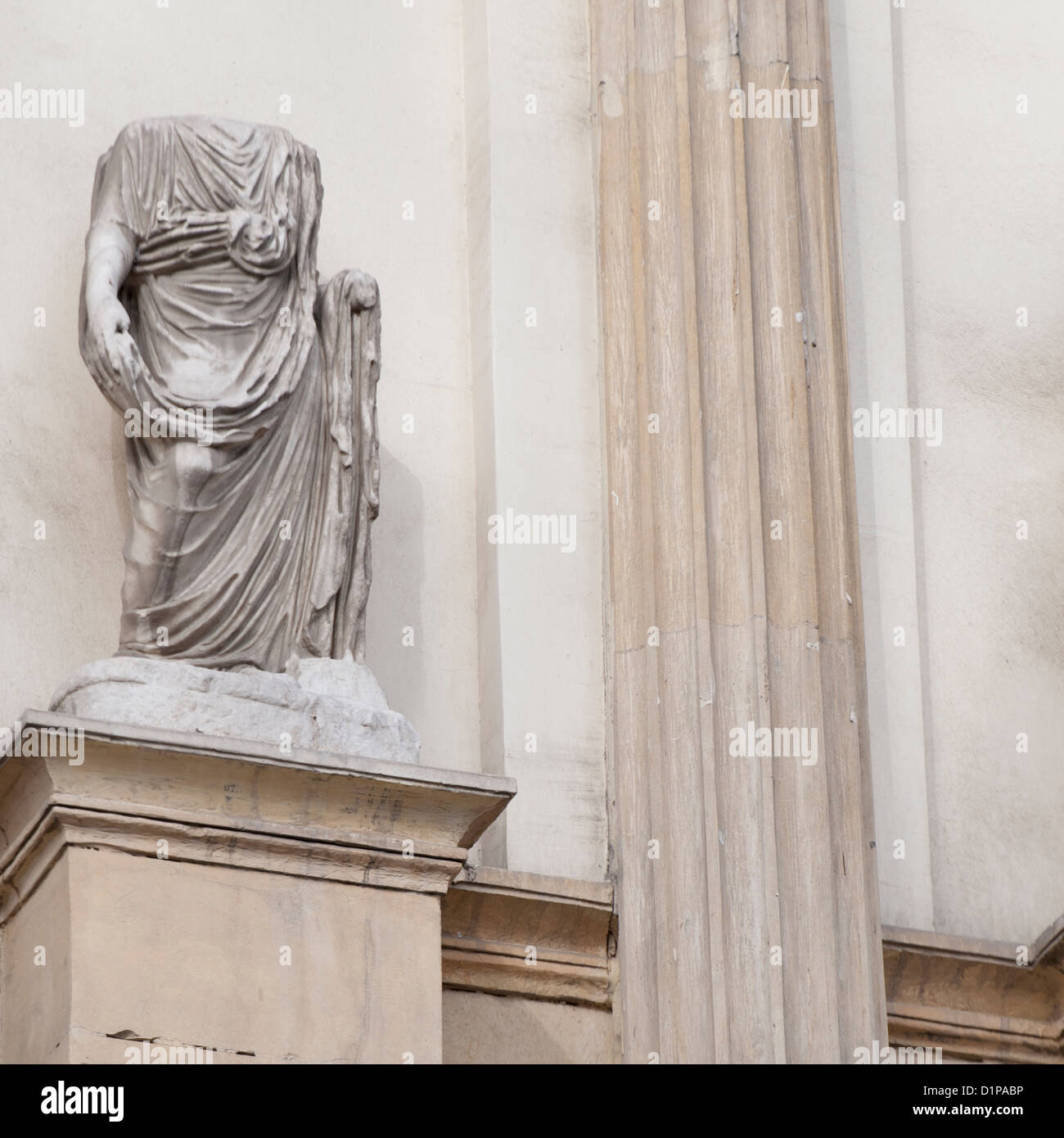 Statue at Istanbul Archaeology Museums, Istanbul, Turkey Stock Photo ...