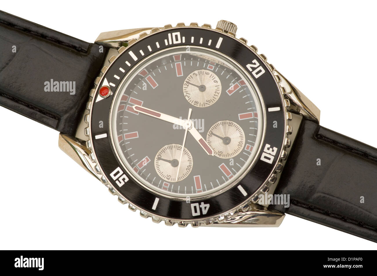 Mans Wristwatch Showing 7 O'Clock Stock Photo - Alamy