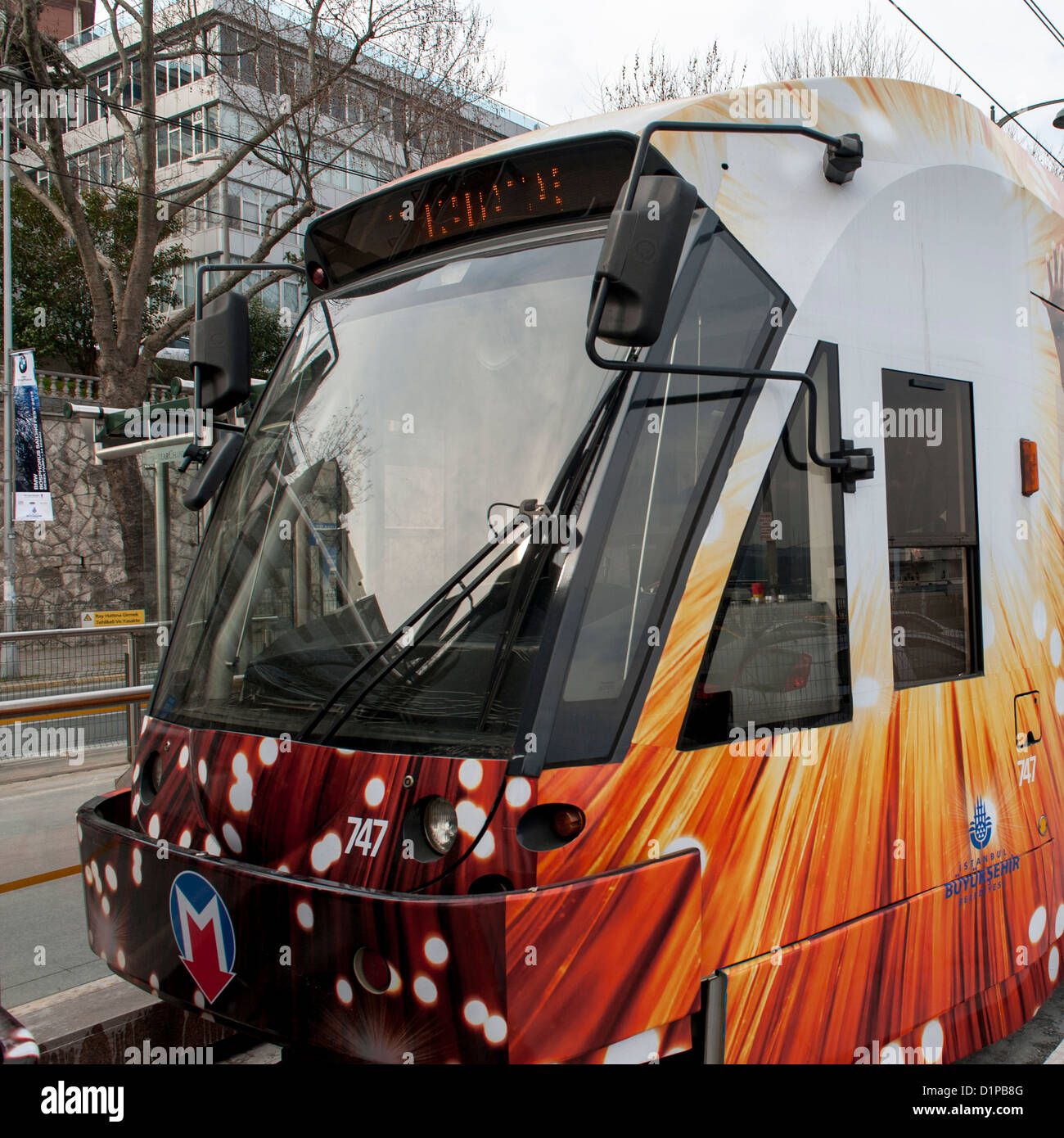 Modern tram, Istanbul, Turkey Stock Photo - Alamy