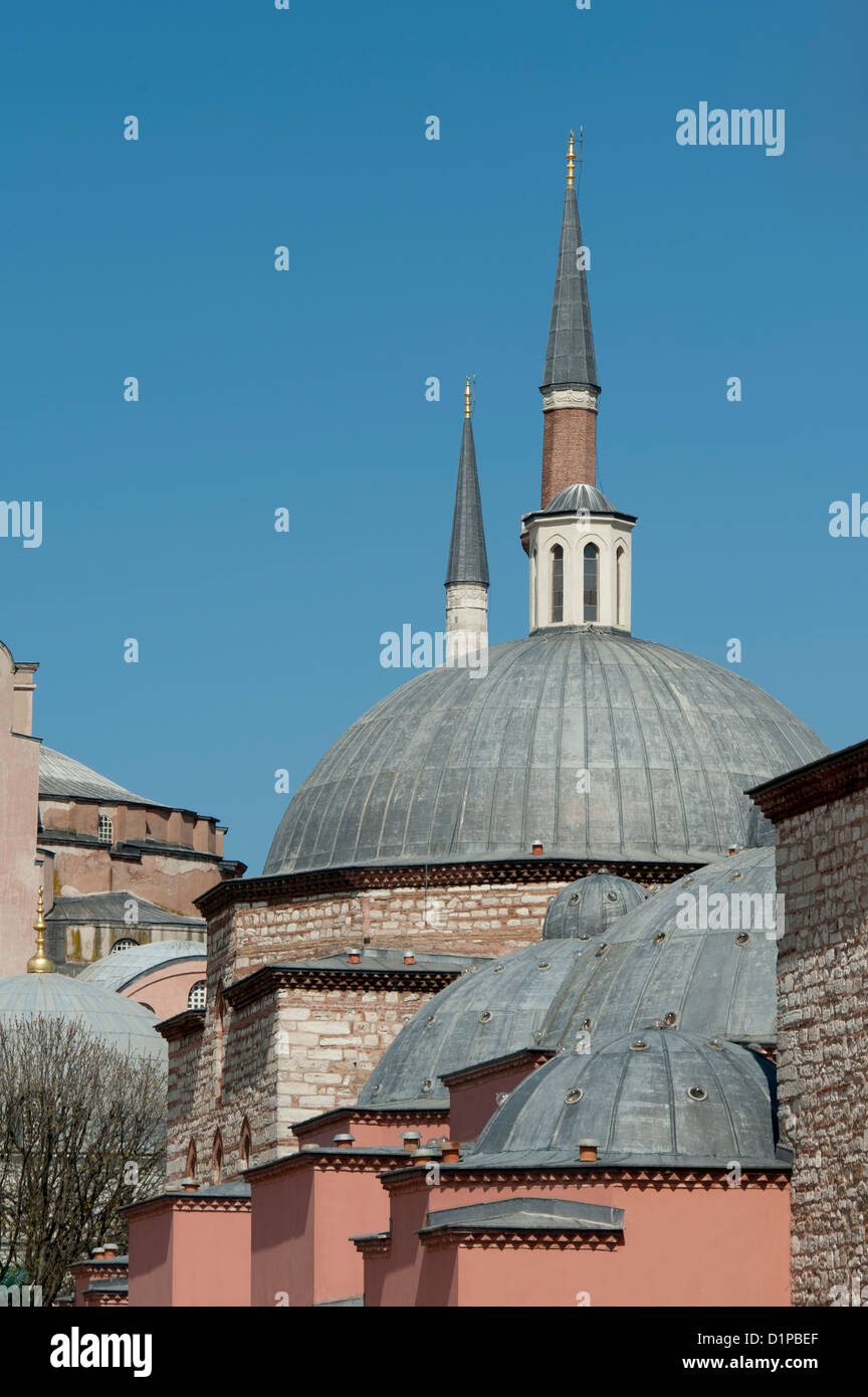 Low angle view of Aya Sofya museum, Istanbul, Turkey Stock Photo - Alamy