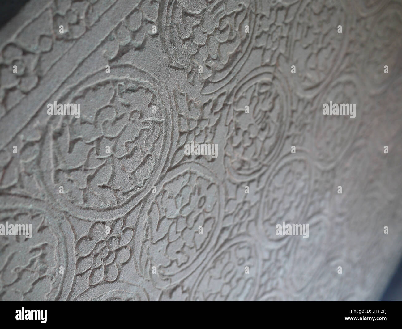 stone wall carving pattern Asia Stock Photo - Alamy