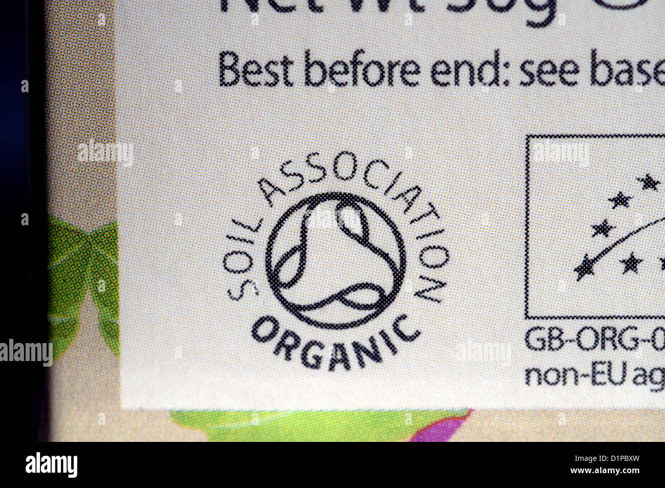 Soil association logo hi-res stock photography and images - Alamy