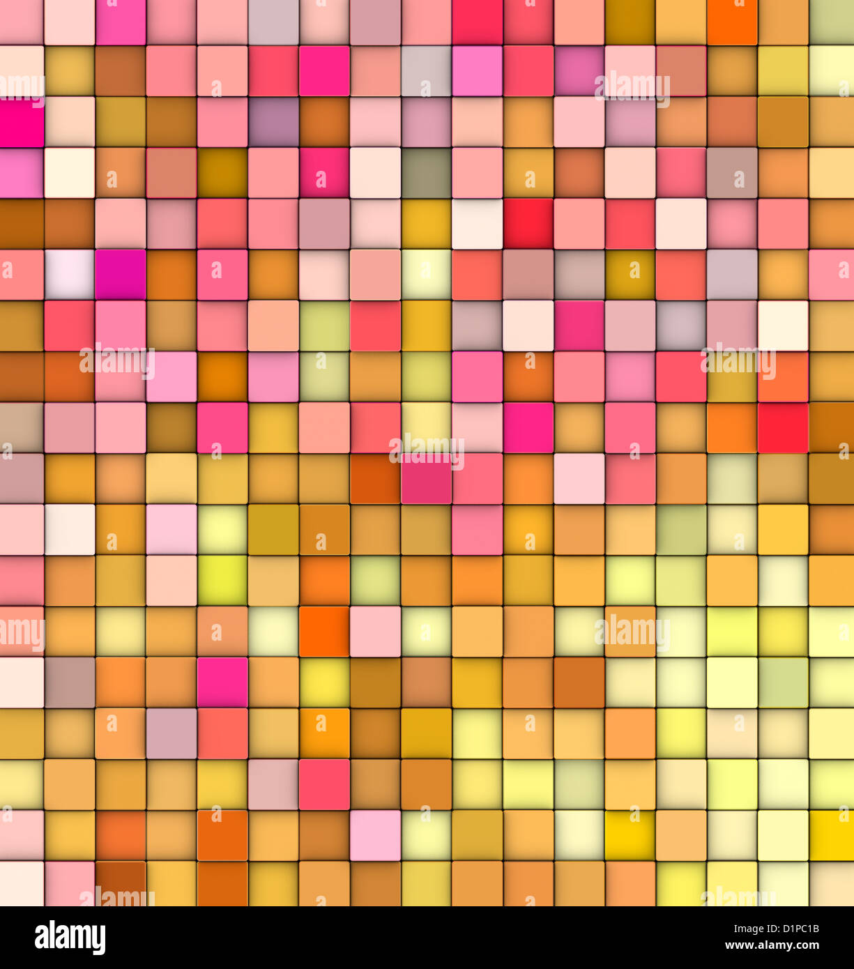 abstract 3d gradient backdrop cubes in happy fruity colors Stock Photo ...