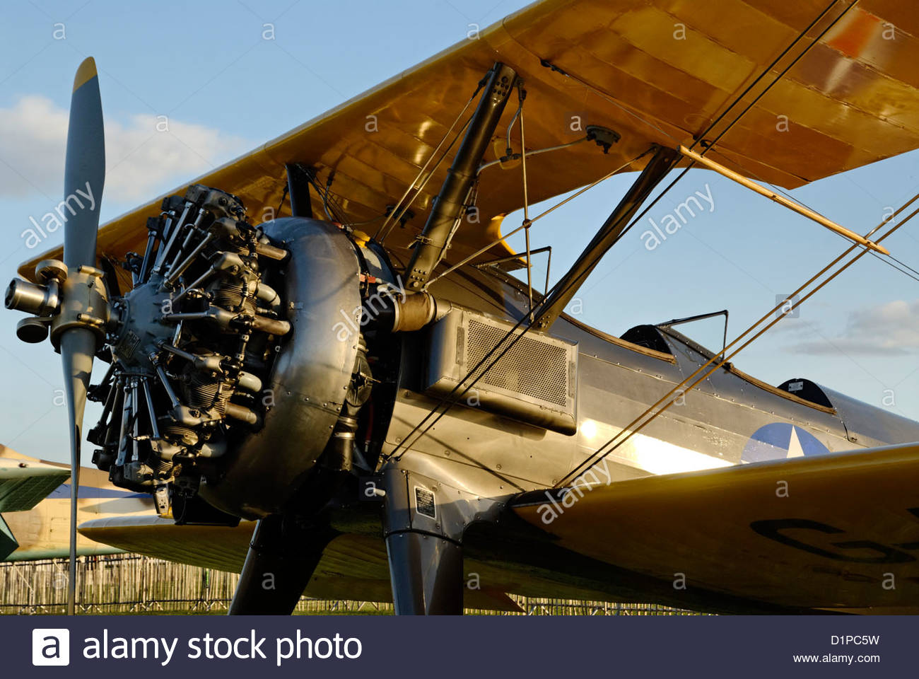 Radial Engine Vintage Aircraft High Resolution Stock Photography and ...