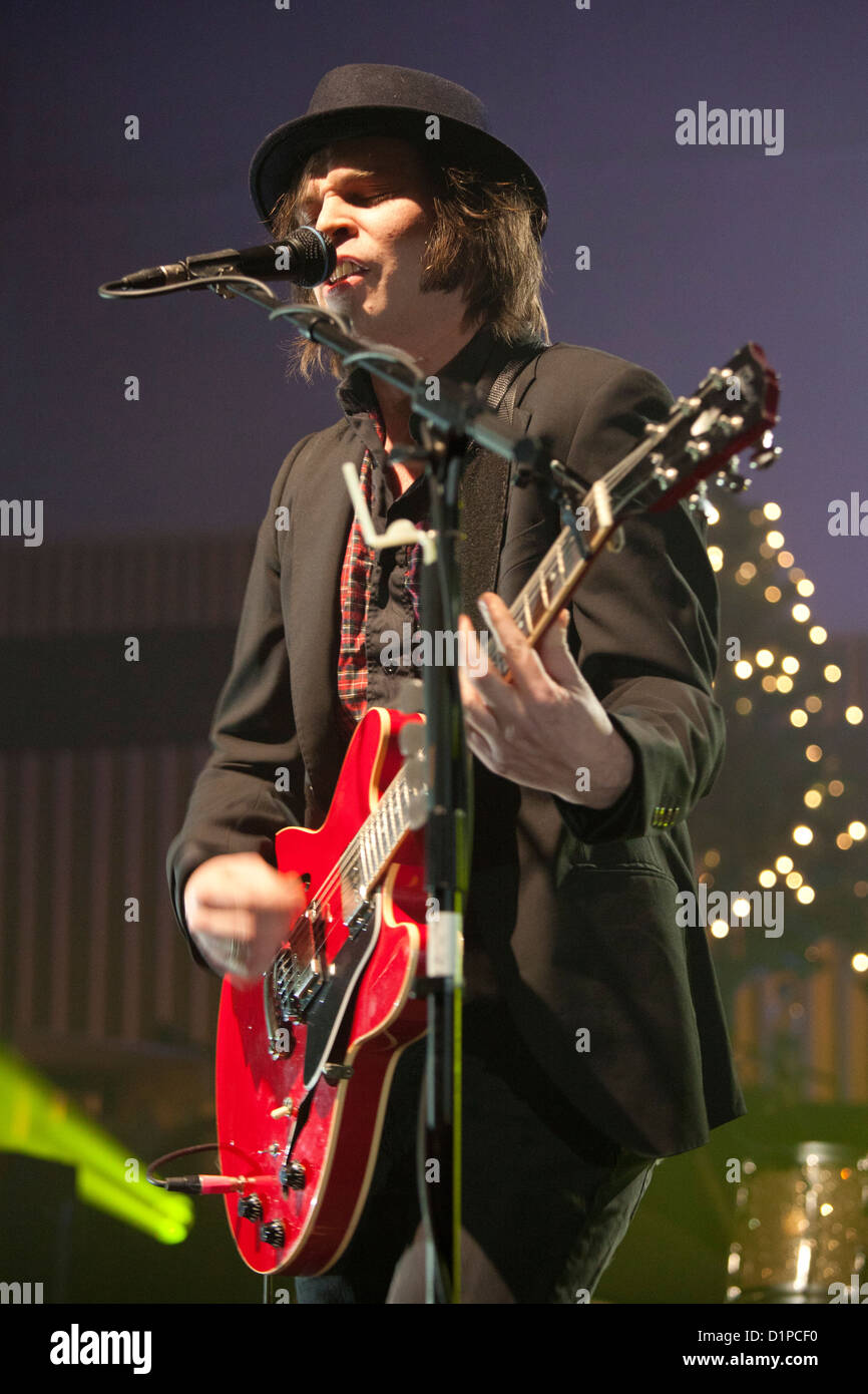 Gaz Coomes and Supergrass Rock band in Concert at The regal in Oxford ...