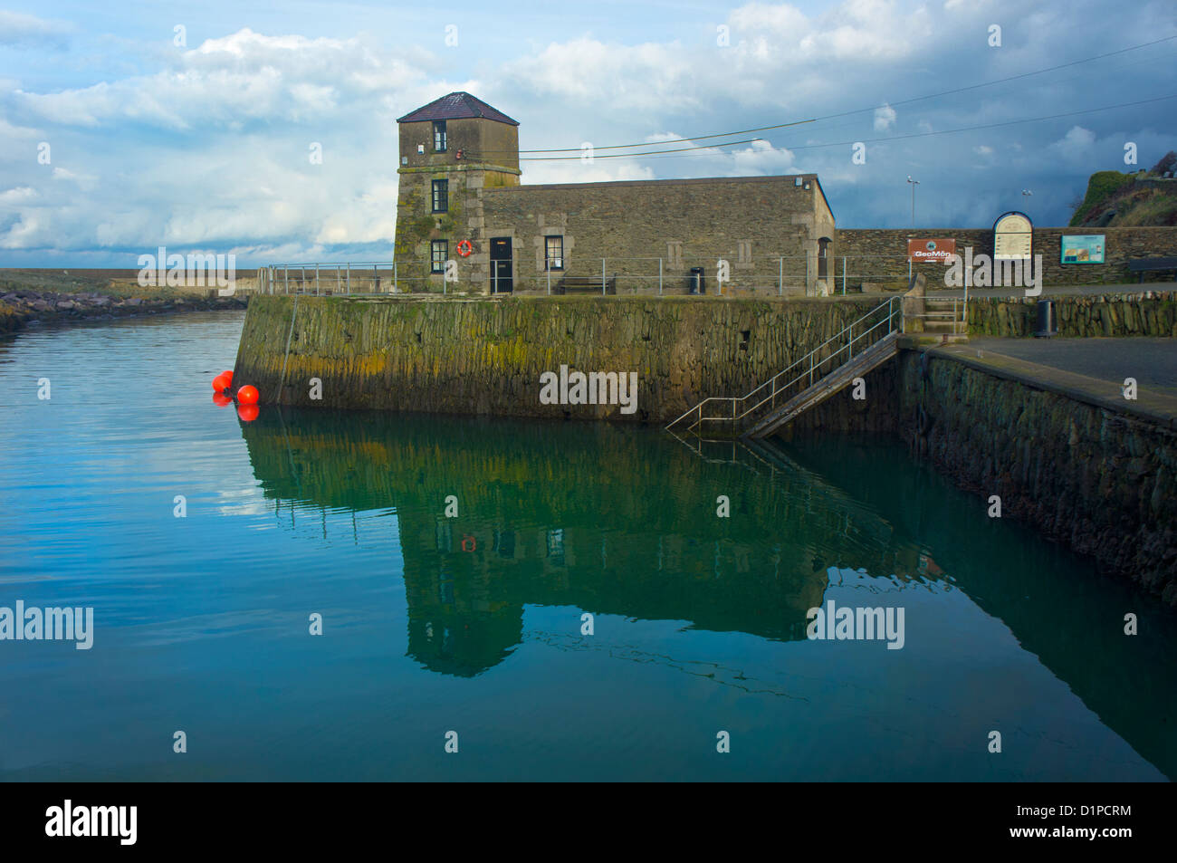 Amlwch Port Amlwch Anglesey North Wales Uk.Watch Tower Stock Photo - Alamy