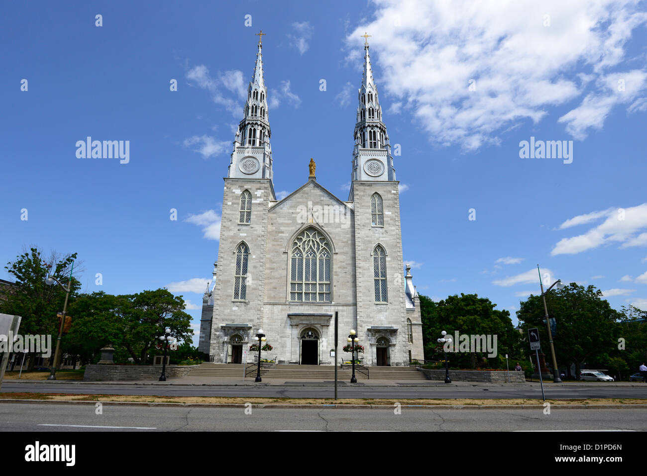 Notre Dame Roman Catholic Cathedral Basilica Ottawa Ontario Canada ...