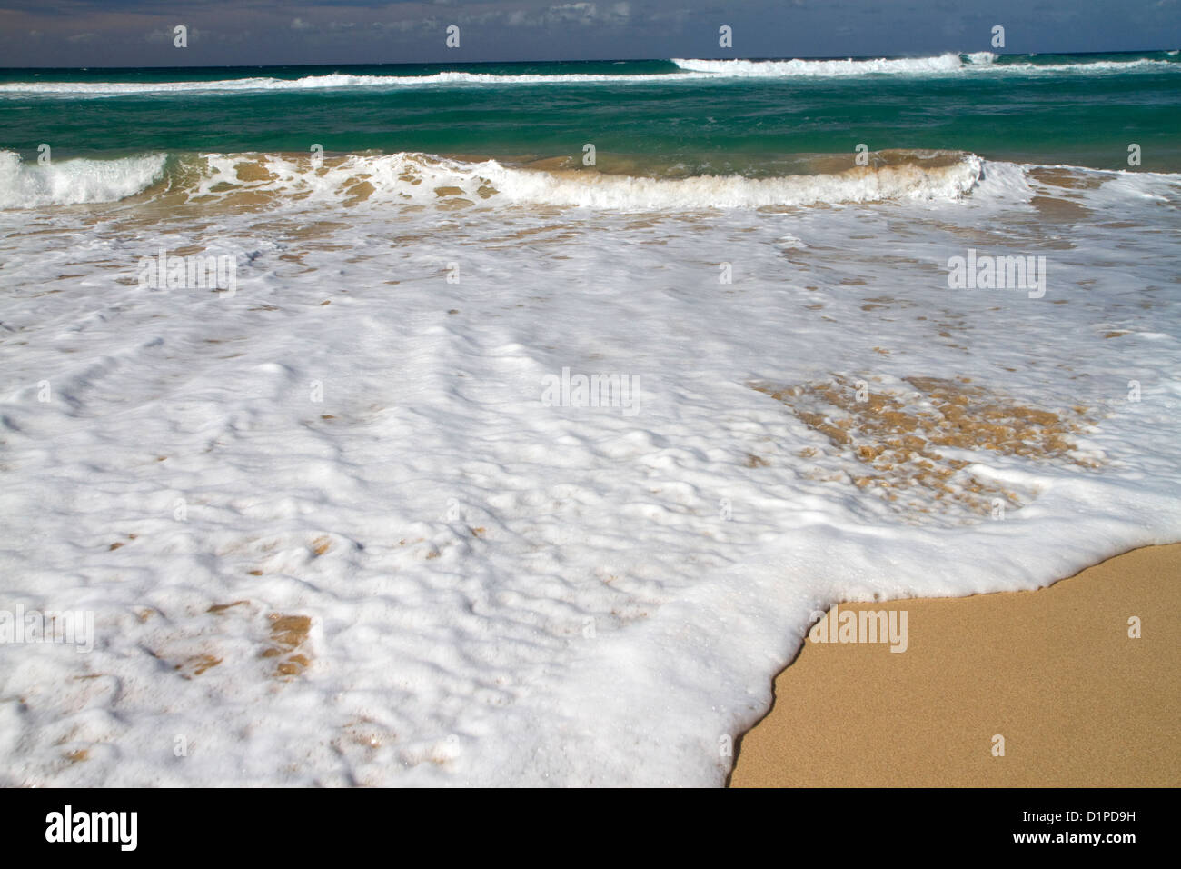 Polihale Beach and State Park located on the western side of the island ...