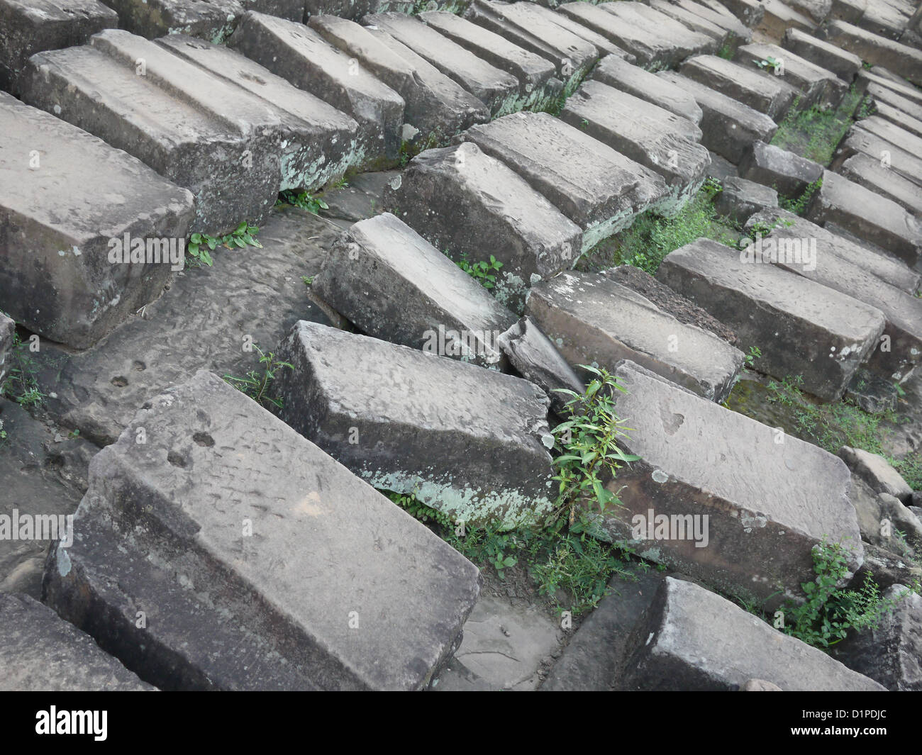 large stone rock step lay ground flat surface Stock Photo - Alamy