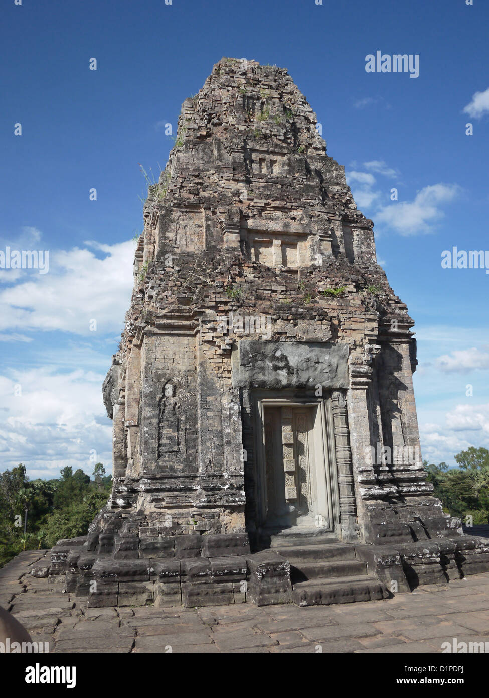The East Mebon is an old temple dedicated to the Hindu god Shiva and ...