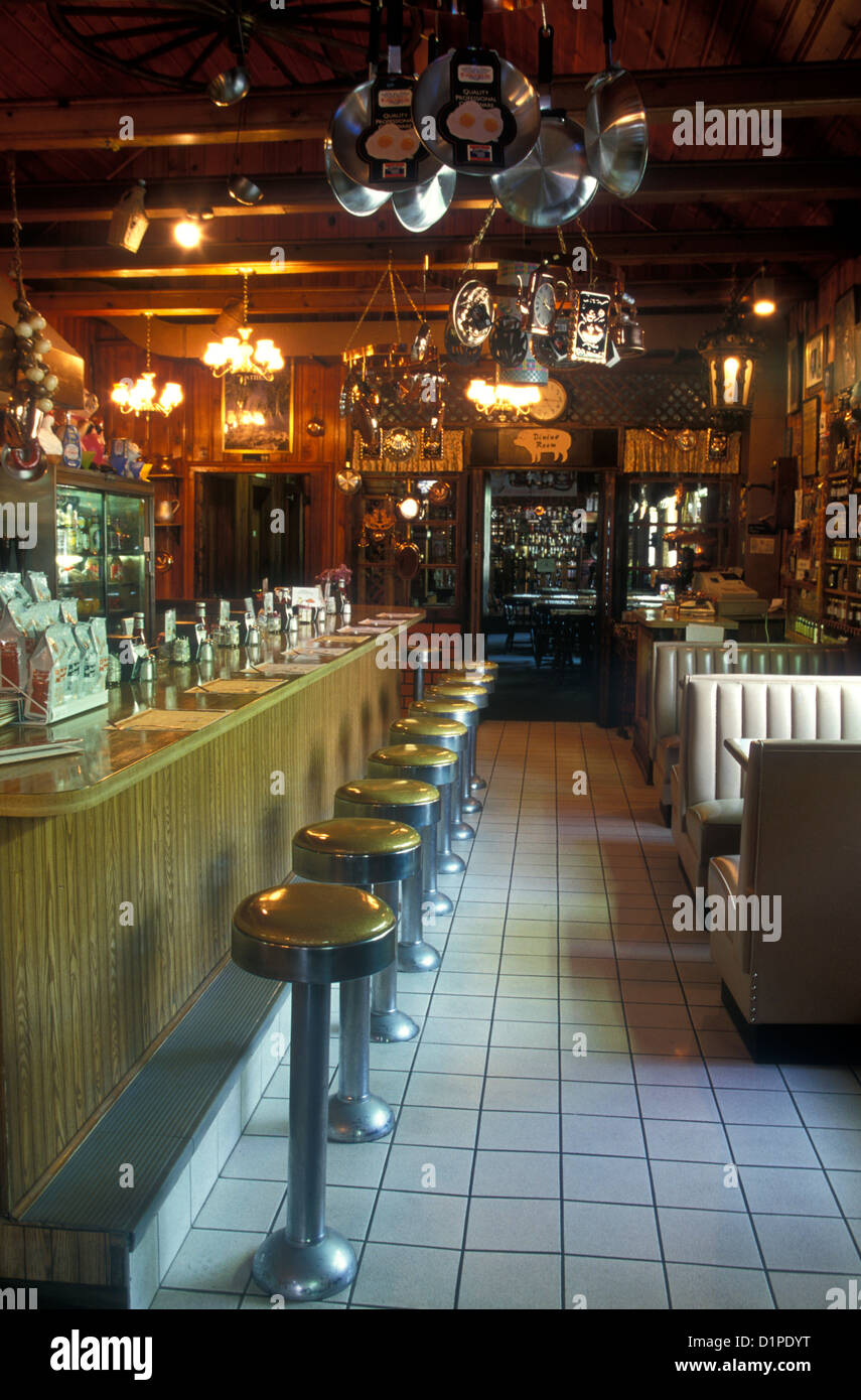 Classic American diner in New York USA Stock Photo - Alamy