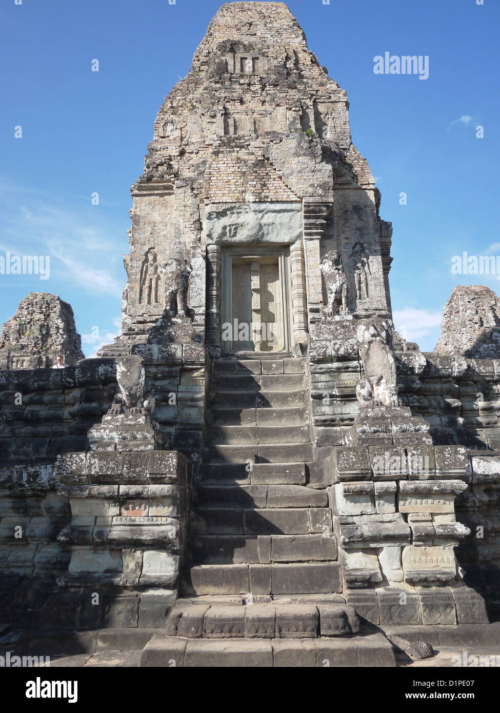 The East Mebon is an old temple dedicated to the Hindu god Shiva and ...