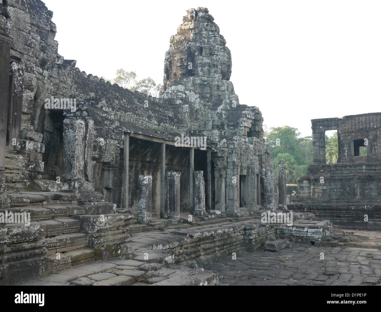 old Asian architecture built with rock and stone Stock Photo - Alamy