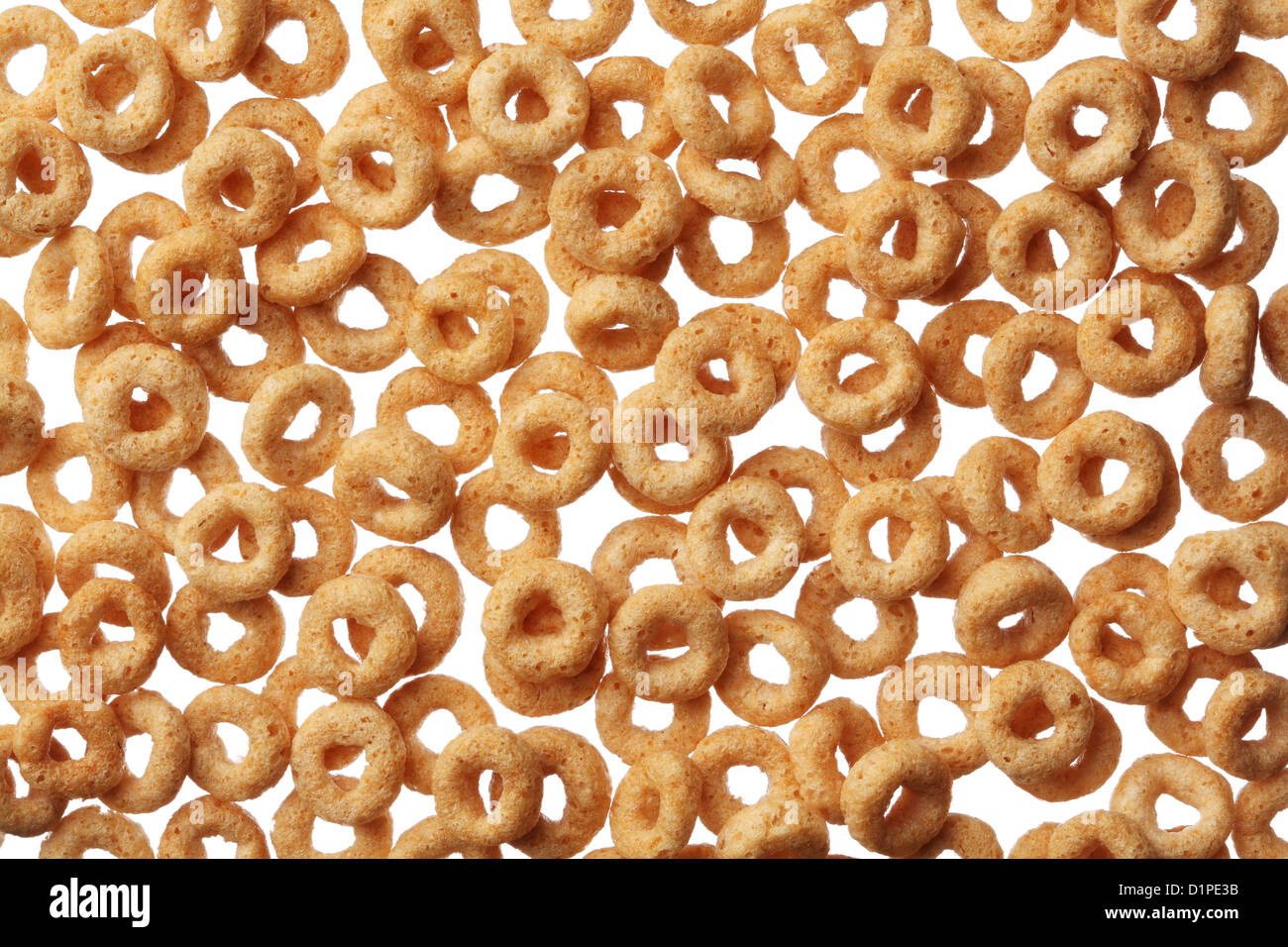 Cheerios cereal background Stock Photo - Alamy
