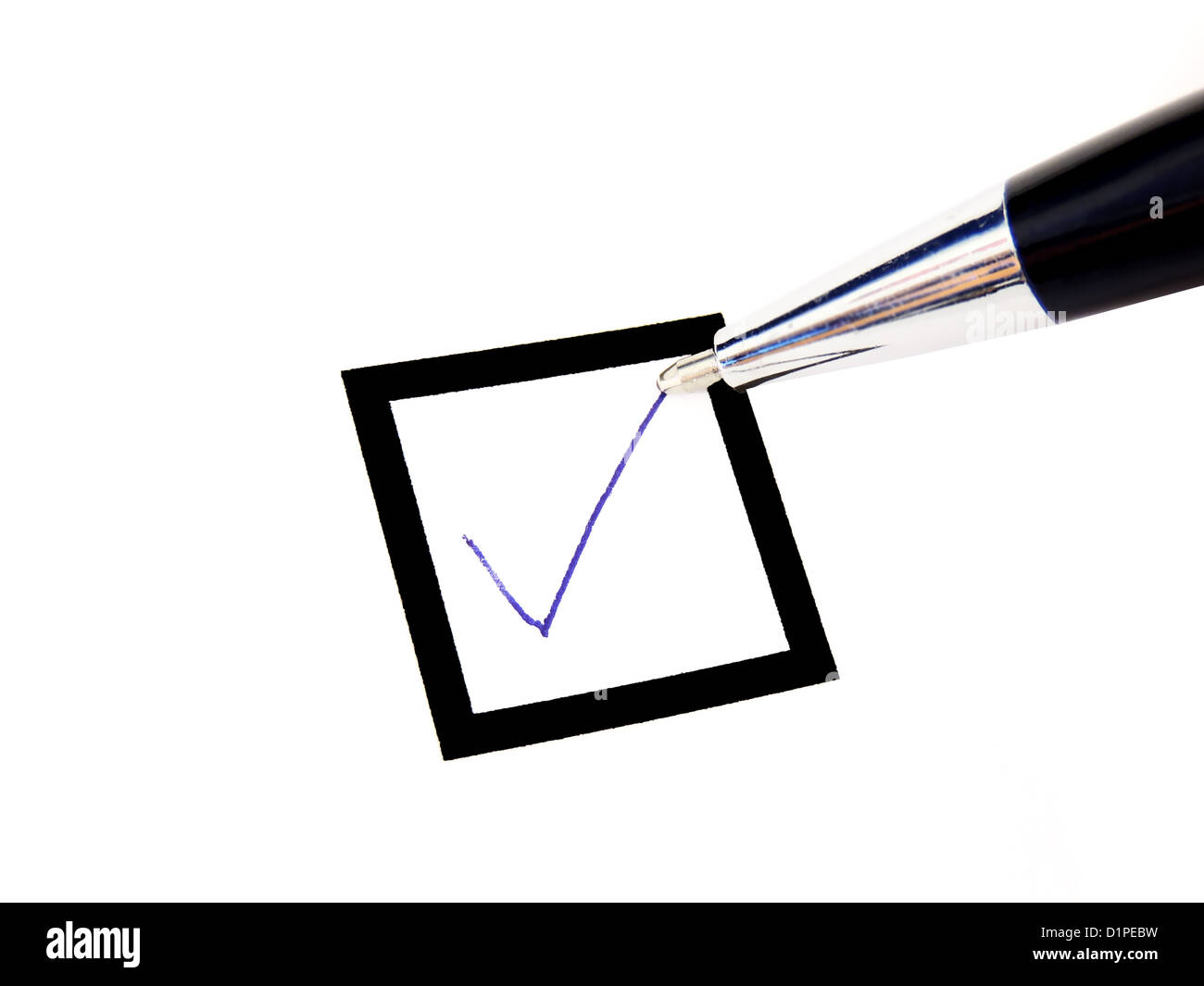 Checklist check list choice Cut Out Stock Images & Pictures - Alamy