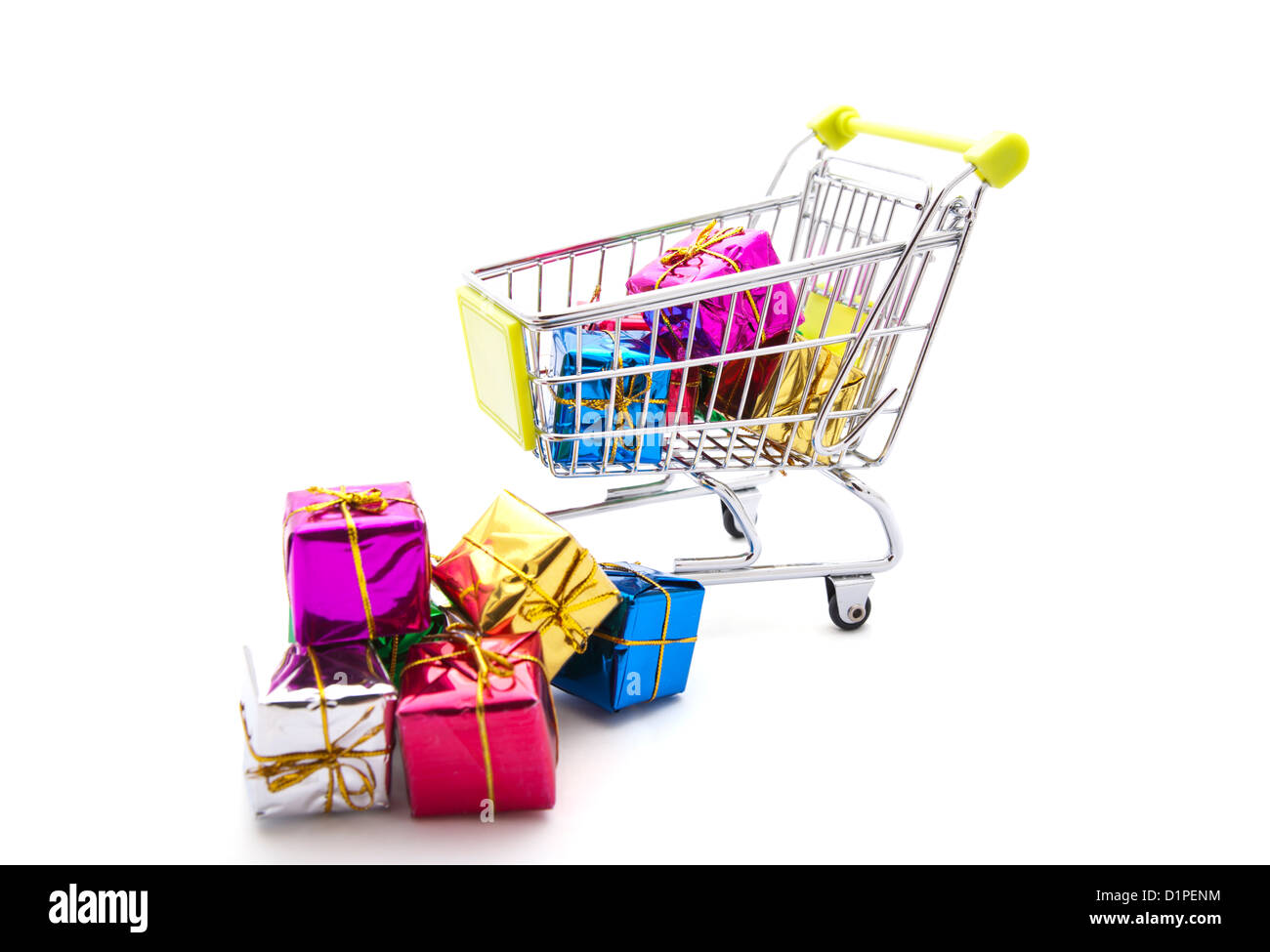 Christmas groceries trolley hi-res stock photography and images - Alamy