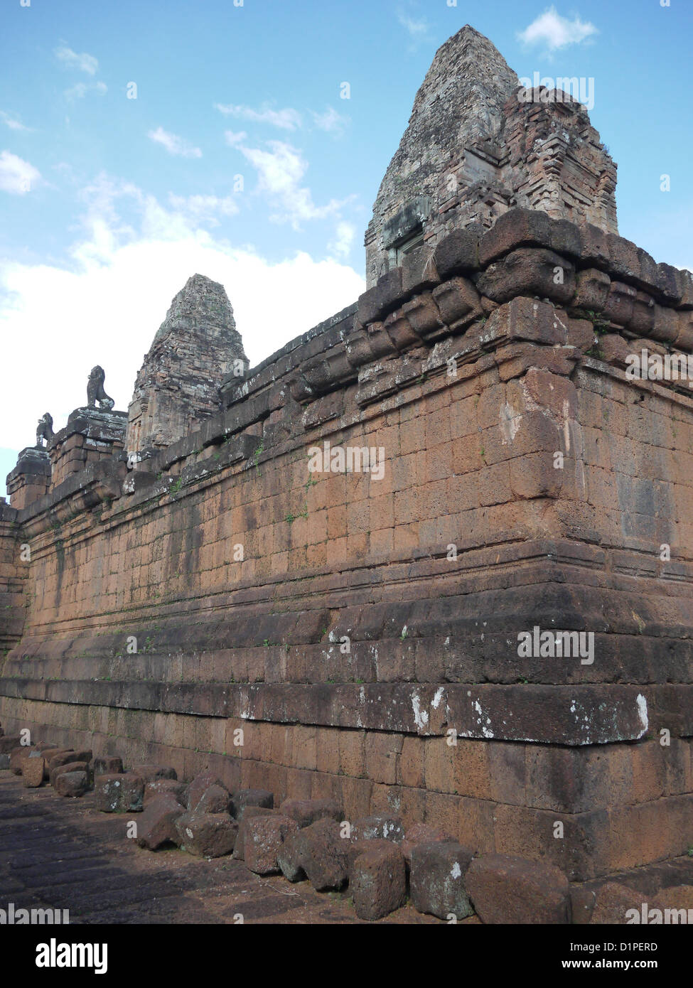 The East Mebon is an old temple dedicated to the Hindu god Shiva and ...