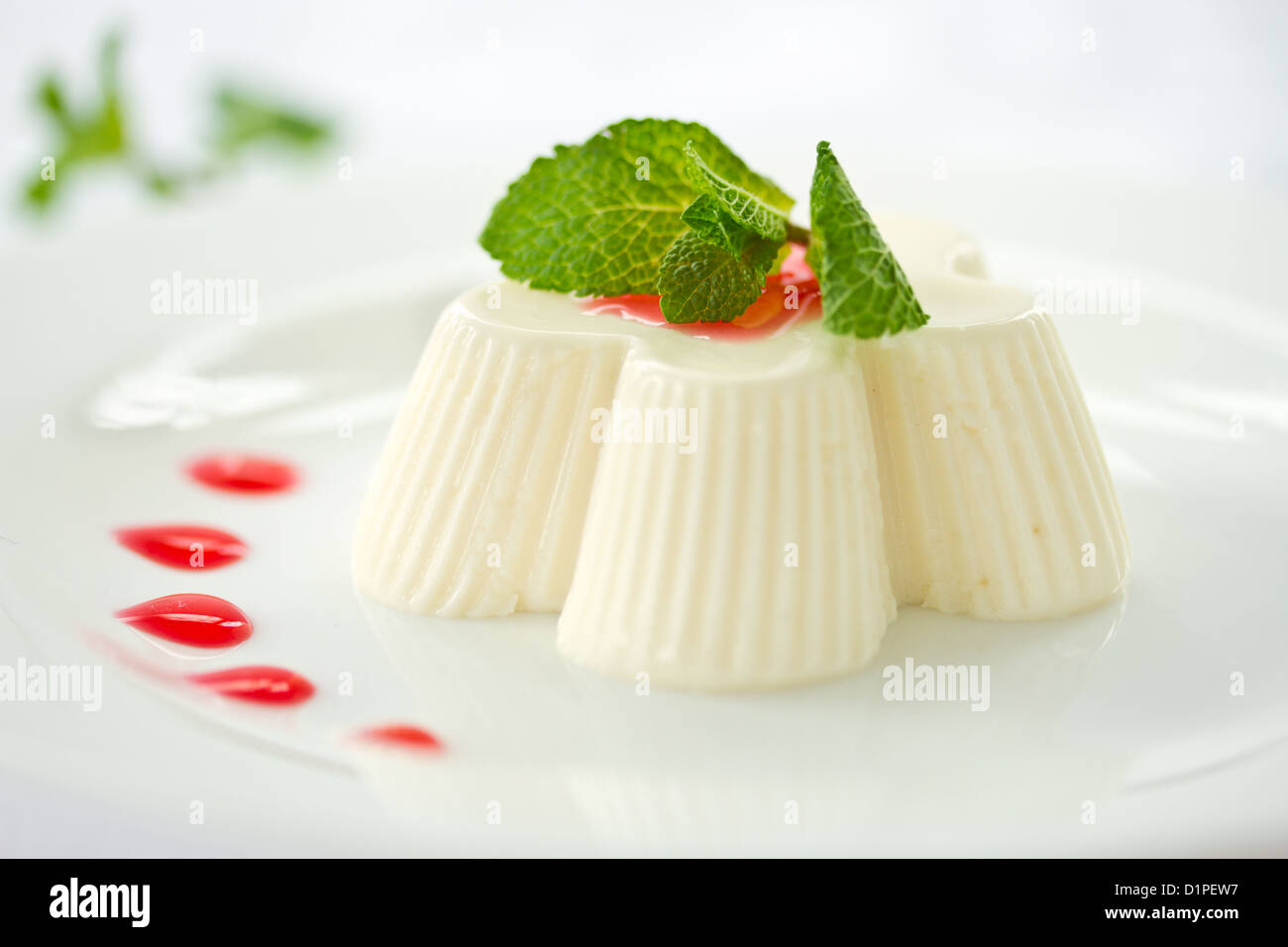 milky white jelly Stock Photo - Alamy