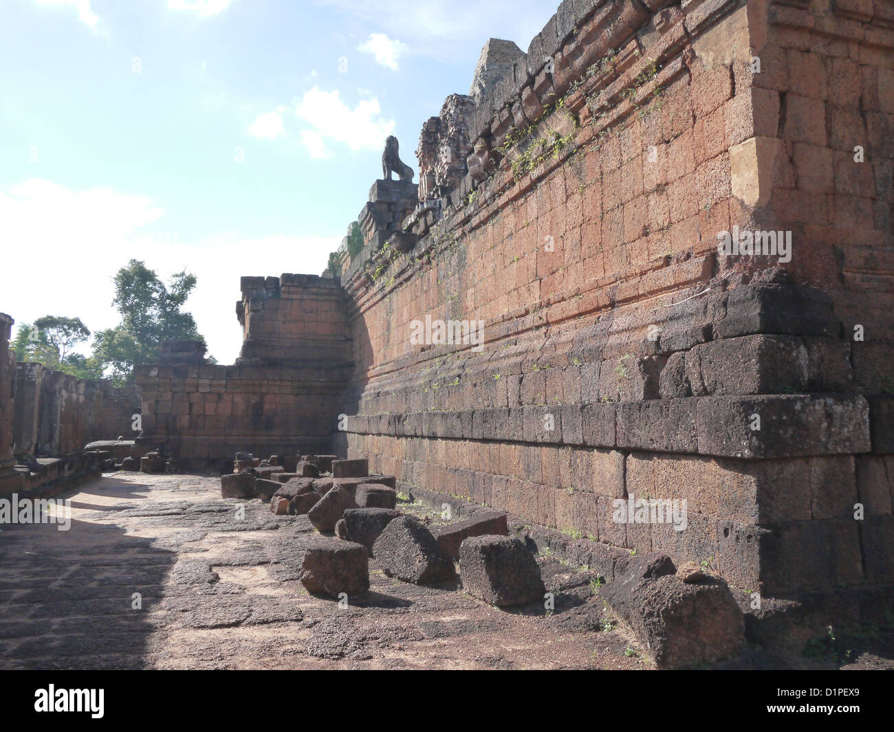 The East Mebon is an old temple dedicated to the Hindu god Shiva and ...