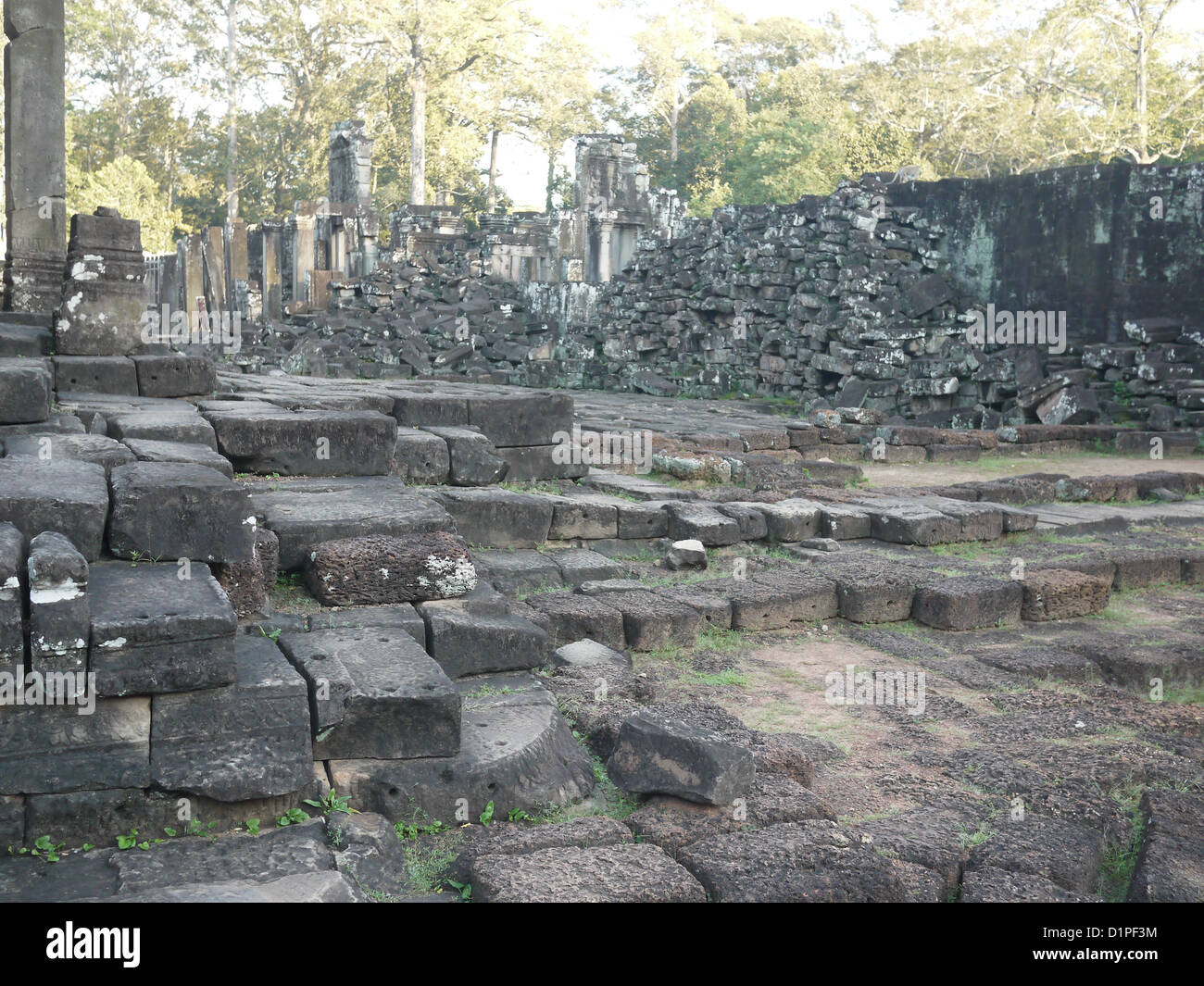 stone steps ancient khmer architecture angkor wat Stock Photo - Alamy