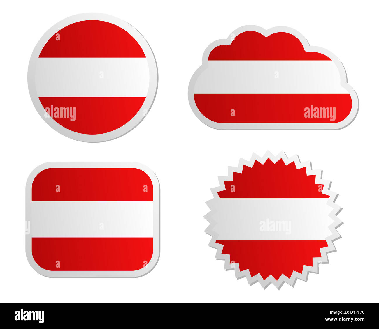 Austria icons Cut Out Stock Images & Pictures - Alamy