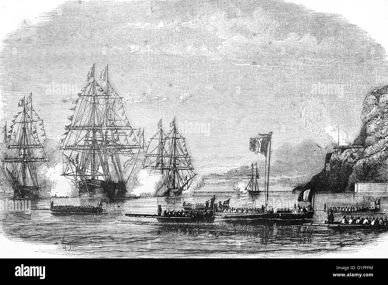 1840 ships history historical hi-res stock photography and images - Alamy