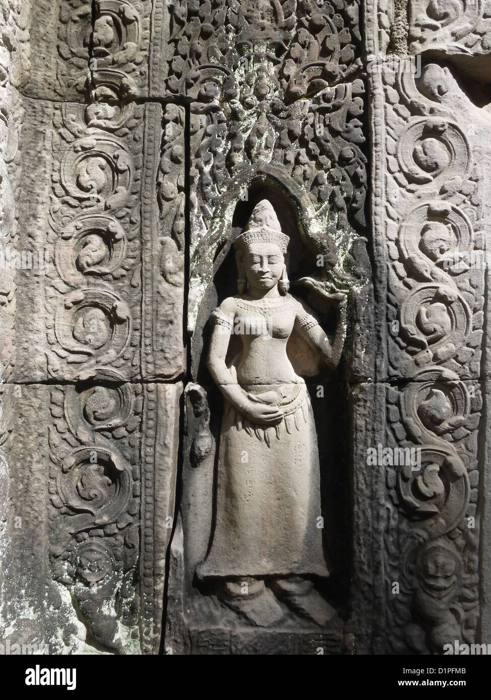 devata sculpture carving Stock Photo - Alamy