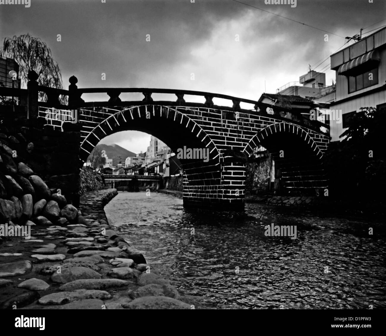 Spectacles Bridge Nagasaki Japan Stock Photo - Alamy