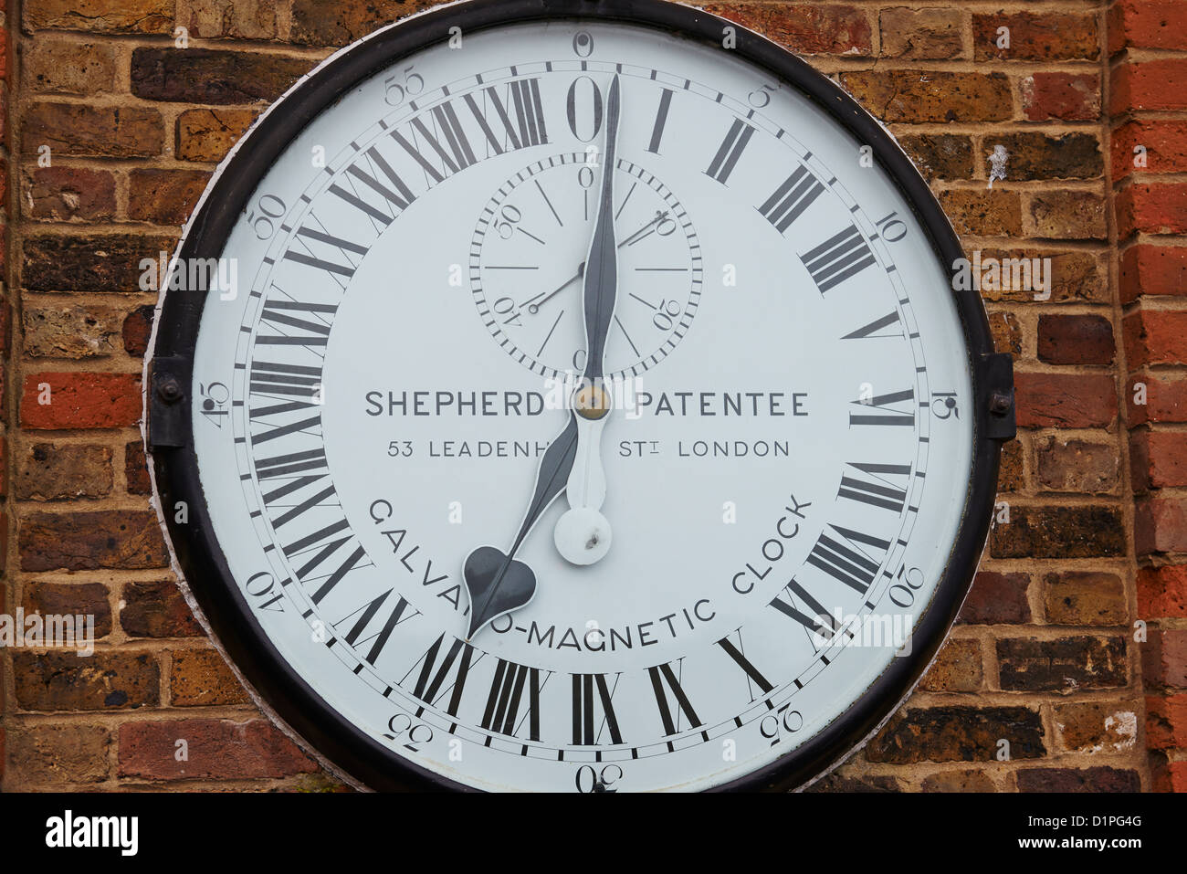The Shepherd Gate 24 hour Clock Royal Observatory Greenwich London UK ...