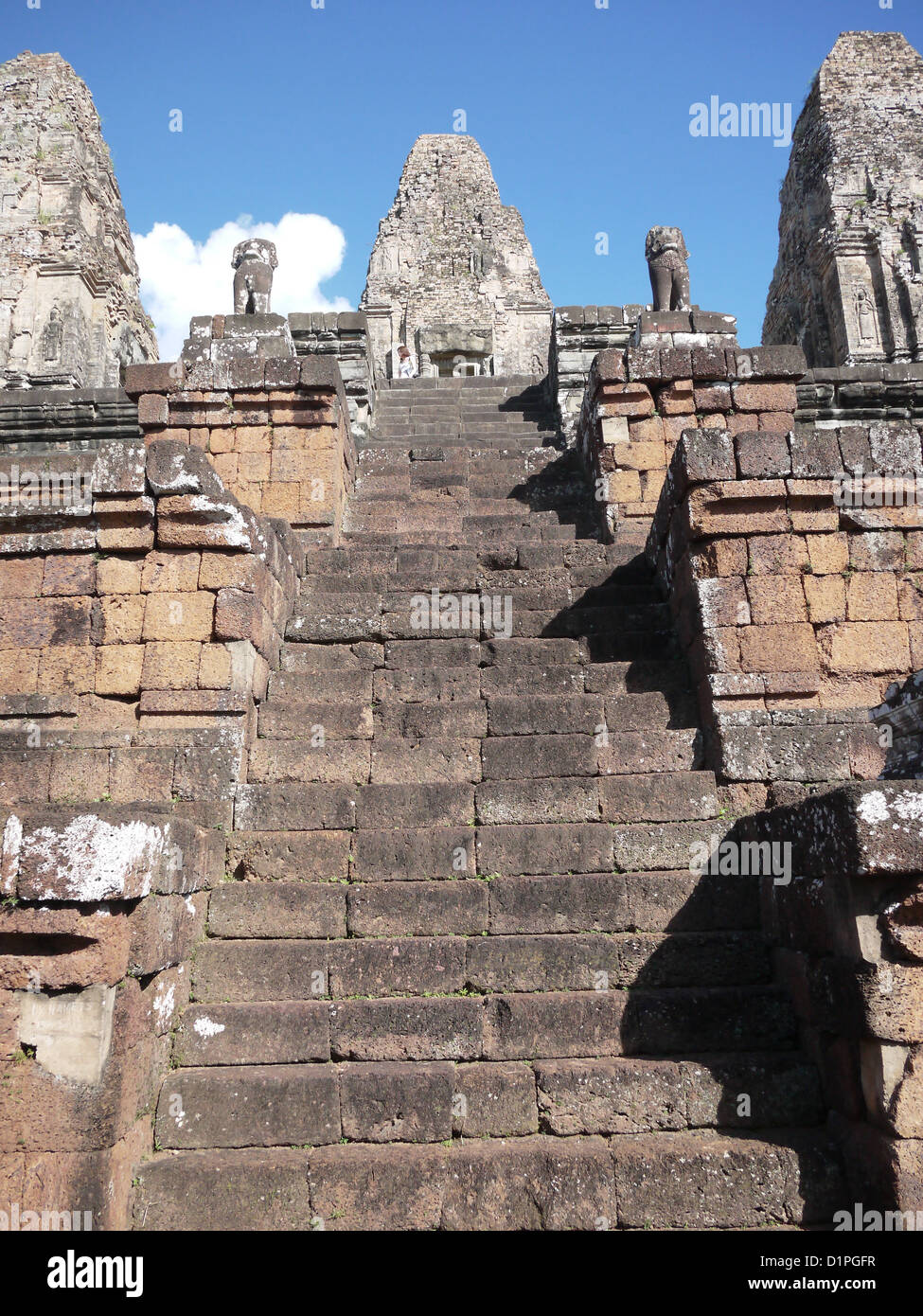 The East Mebon is an old temple dedicated to the Hindu god Shiva and ...