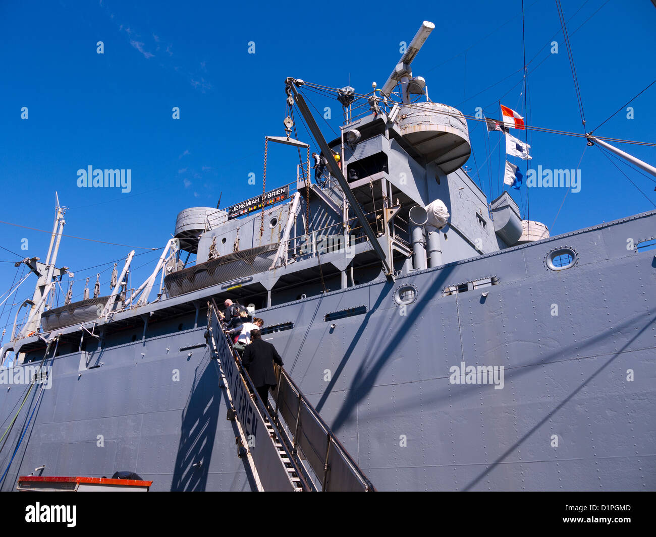 The last WW2 Liberty Ship in Harbour at Fishermans Wharf in San ...