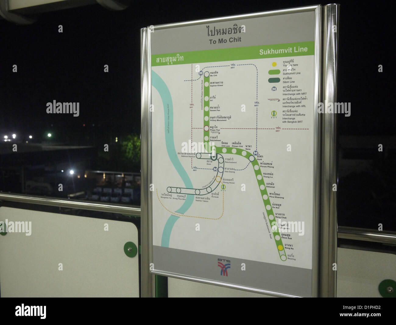 Bangkok map hi-res stock photography and images - Alamy