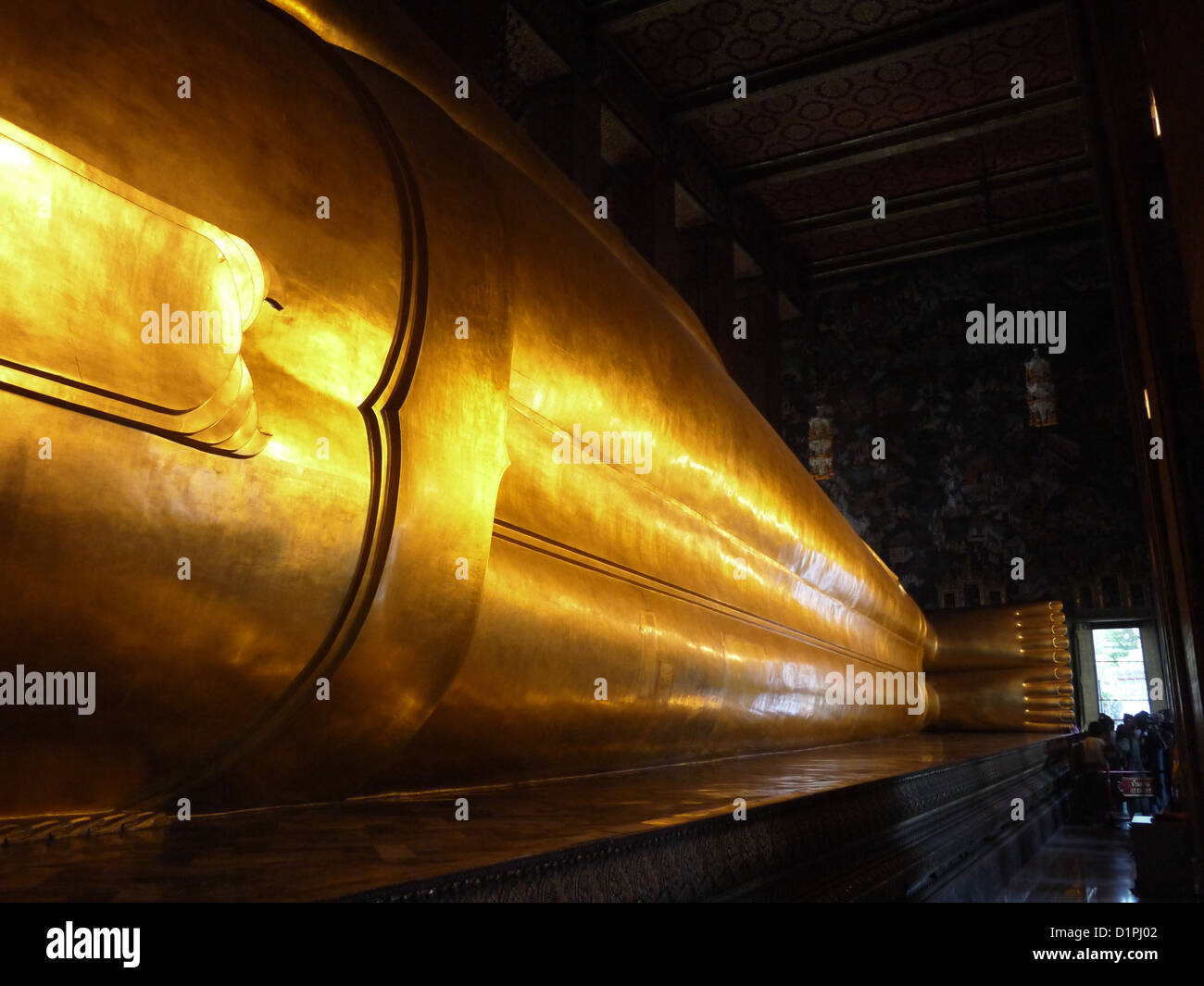 Reclining Buddha legs Stock Photo - Alamy
