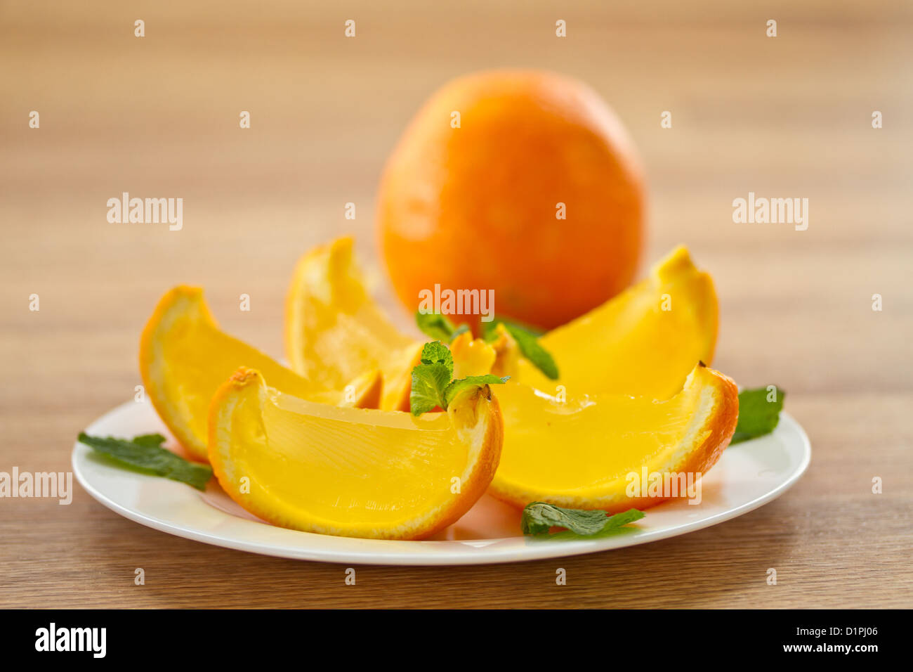 Orange jelly hi-res stock photography and images - Alamy