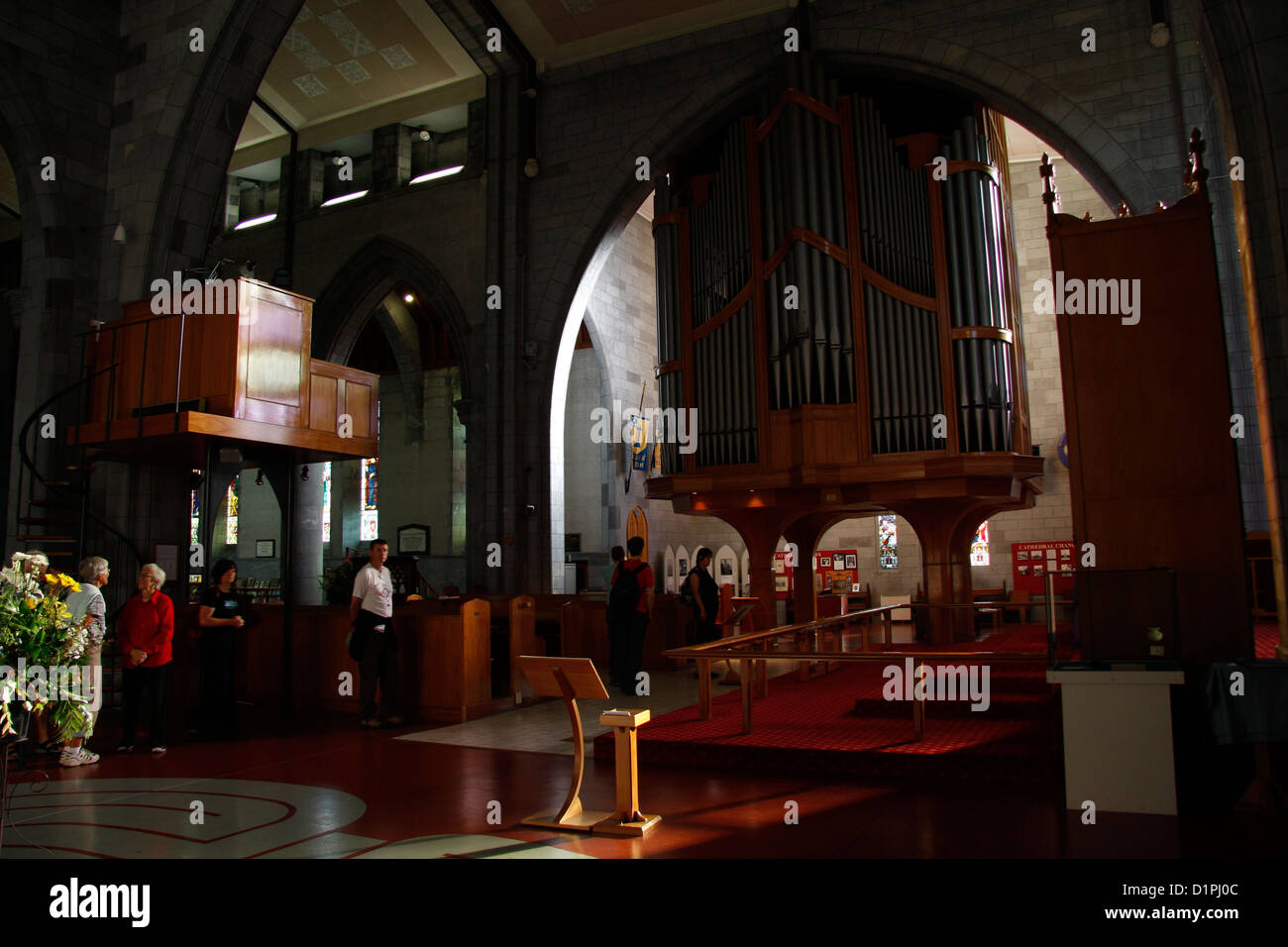 Inside the Christ Church Cathedral Nelson Stock Photo - Alamy