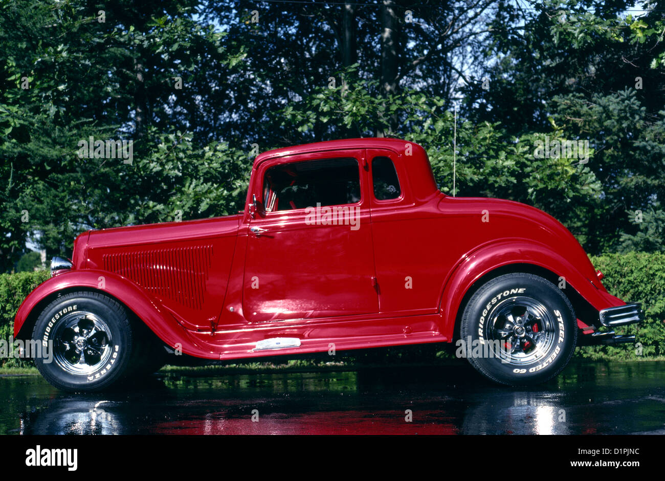 1933 Custom Plymouth 5 Window Coupe Stock Photo - Alamy