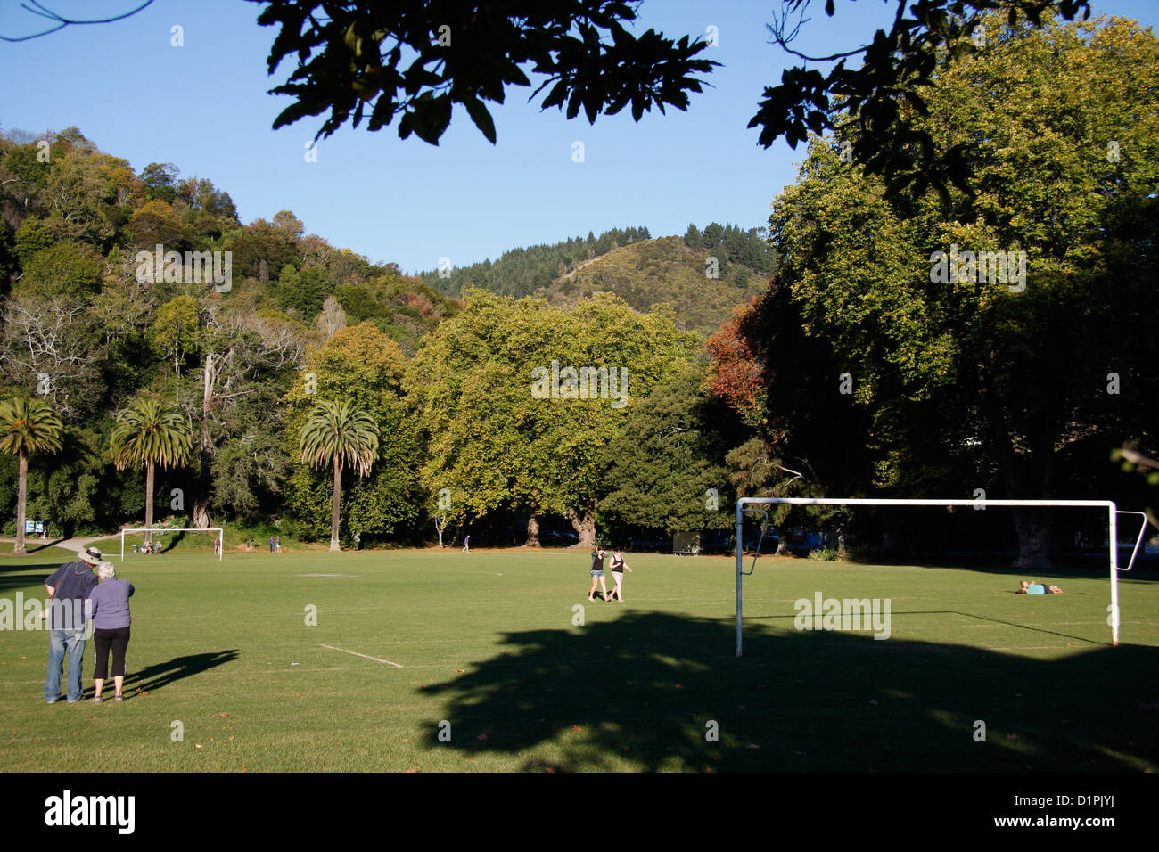 The site of New Zealand's first rugby football match on 14 May 1870 ...