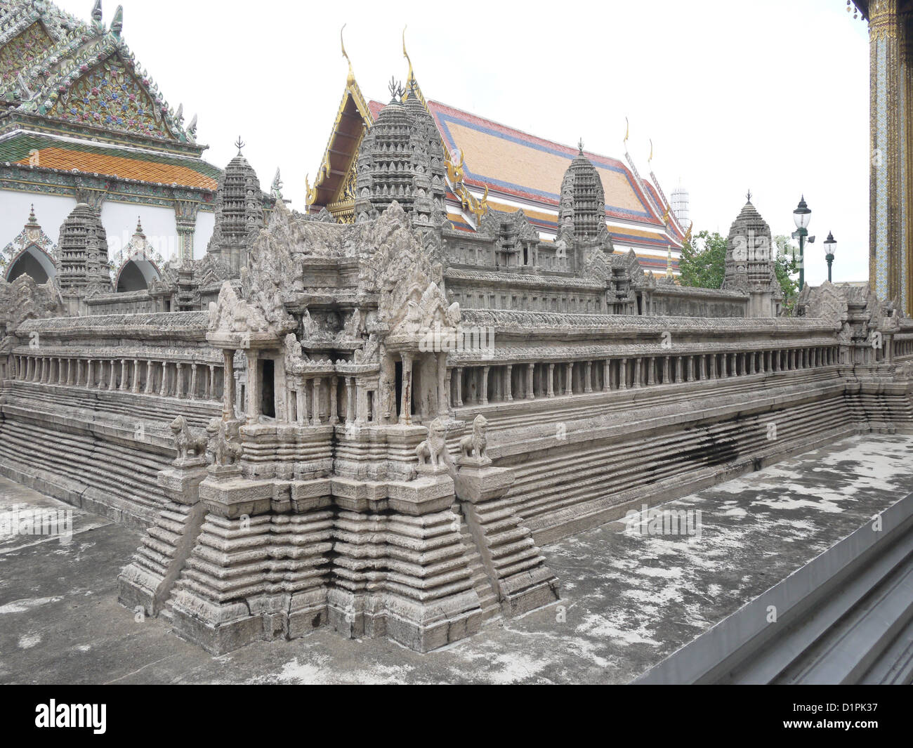 mini angkor wat model Stock Photo - Alamy